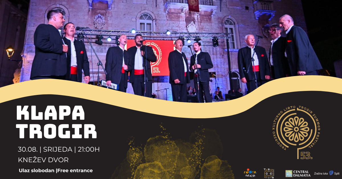 Concert - klapa Trogir - Tourist Board Trogir